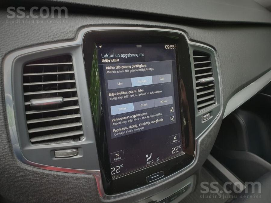 Pelēks Volvo XC90 2015 Jelgava, ar dzinēja tilpumu 2.00 L un nobraukumu 265 tūkst. km par 18600 €, foto 21 vietnē AUTOMOTO.COM.LV