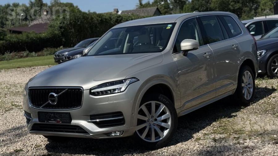 Grey Volvo XC90 2015 in Jelgava, with an engine capacity of 2.00 L and mileage of 185 thousand km for 19990 €, photo 3 on AUTOMOTO.COM.LV