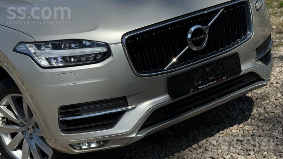 Grey Volvo XC90 2015 in Jelgava, with an engine capacity of 2.00 L and mileage of 185 thousand km for 19990 €, photo 6 on AUTOMOTO.COM.LV