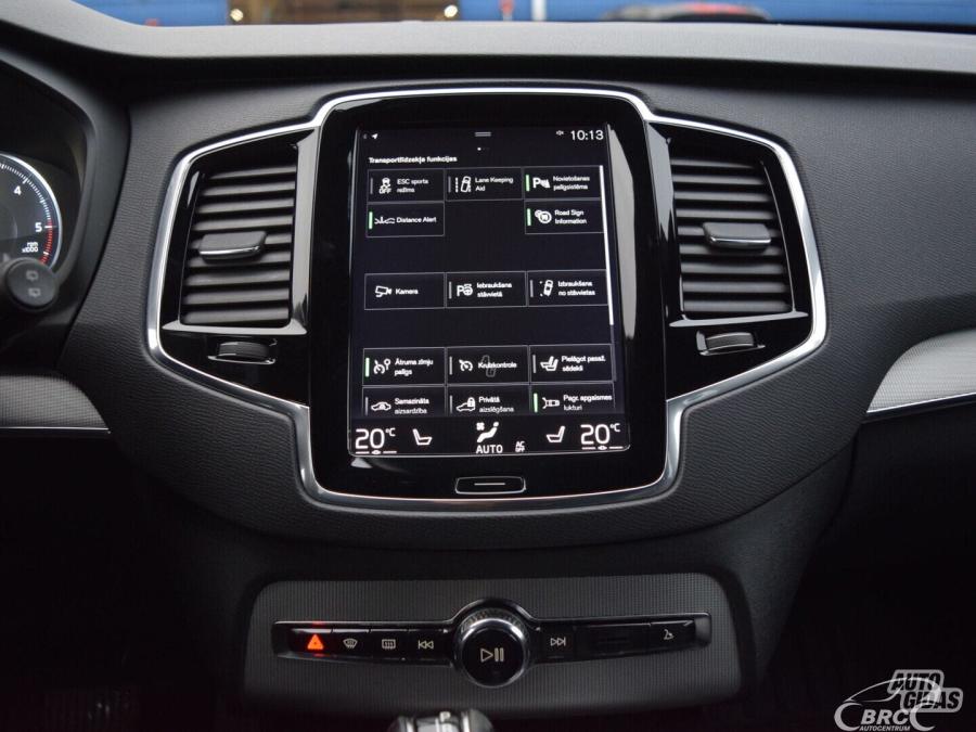 Grey Volvo XC90 2016 in Riga, with an engine capacity of 2.00 L and mileage of 185 thousand km for 22900 €, photo 7 on AUTOMOTO.COM.LV