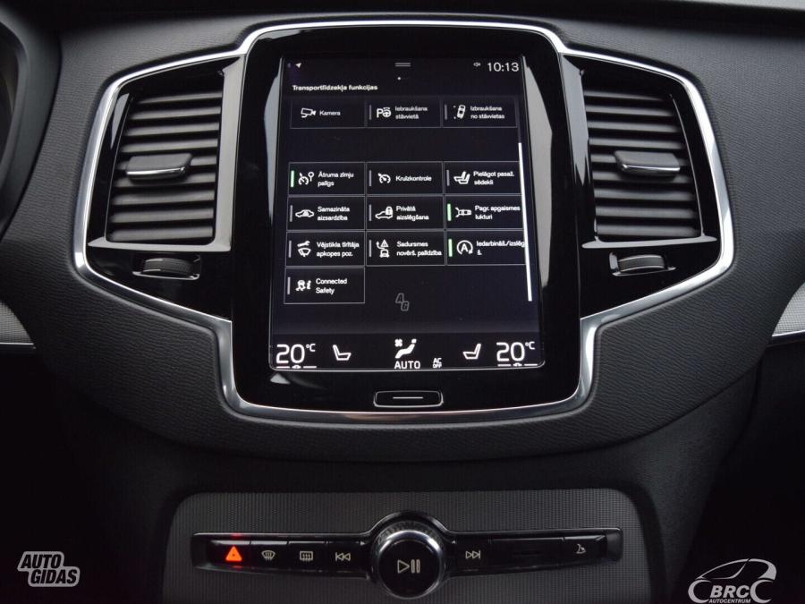 Grey Volvo XC90 2016 in Riga, with an engine capacity of 2.00 L and mileage of 185 thousand km for 22900 €, photo 8 on AUTOMOTO.COM.LV