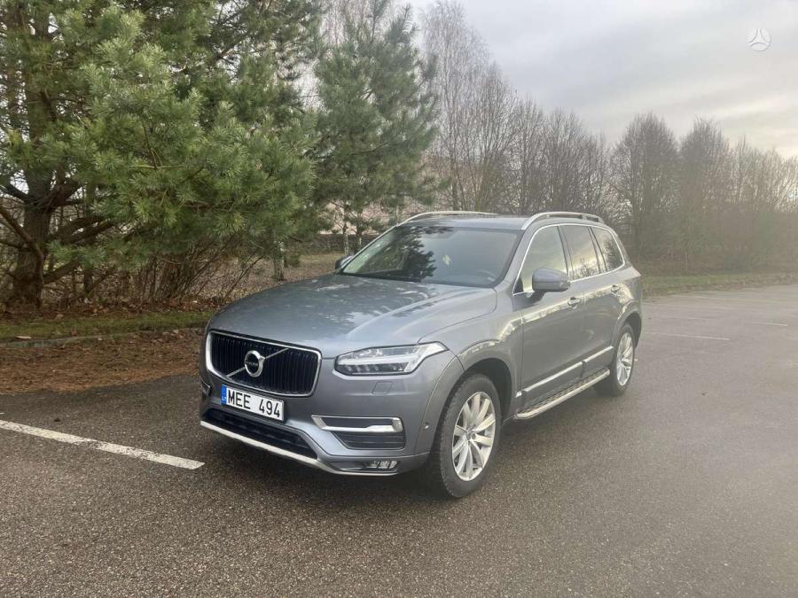 Grey Volvo XC90 2016 in Ukmerge, with an engine capacity of 1.97 L and mileage of 254 thousand km for 19300 €, photo 1 on AUTOMOTO.COM.LV