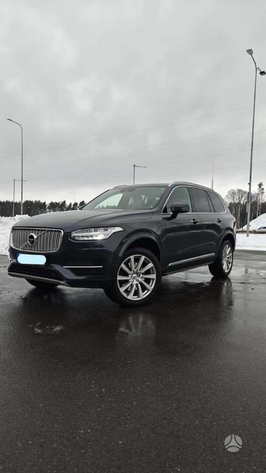 Grey Volvo XC90 2016 in Kaunas, with an engine capacity of 1.97 L and mileage of 350 thousand km for 17900 €, photo 2 on AUTOMOTO.COM.LV