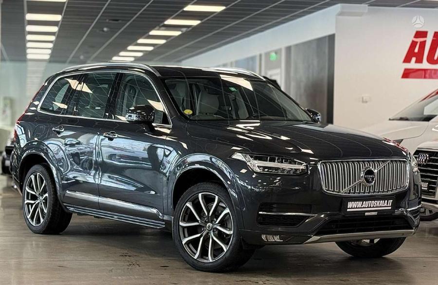 Pelēks Volvo XC90 2016 Klaipėda, ar dzinēja tilpumu 2.00 L un nobraukumu 251 tūkst. km par 23950 €, foto 14 vietnē AUTOMOTO.COM.LV