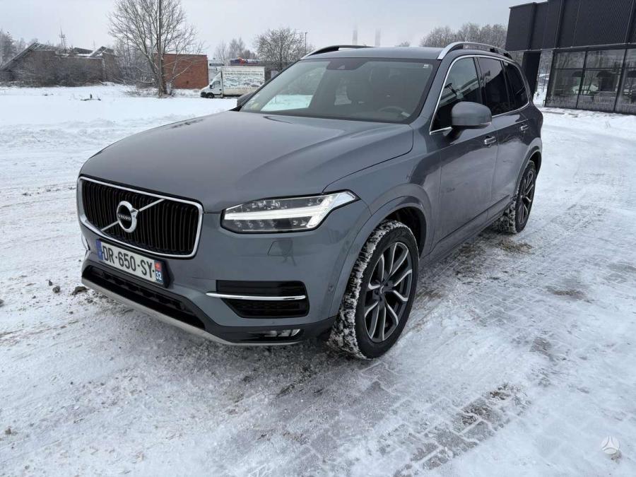 Grey Volvo XC90 2016 in Kaunas, with an engine capacity of 1.97 L and mileage of 255 thousand km for 18500 €, photo 1 on AUTOMOTO.COM.LV