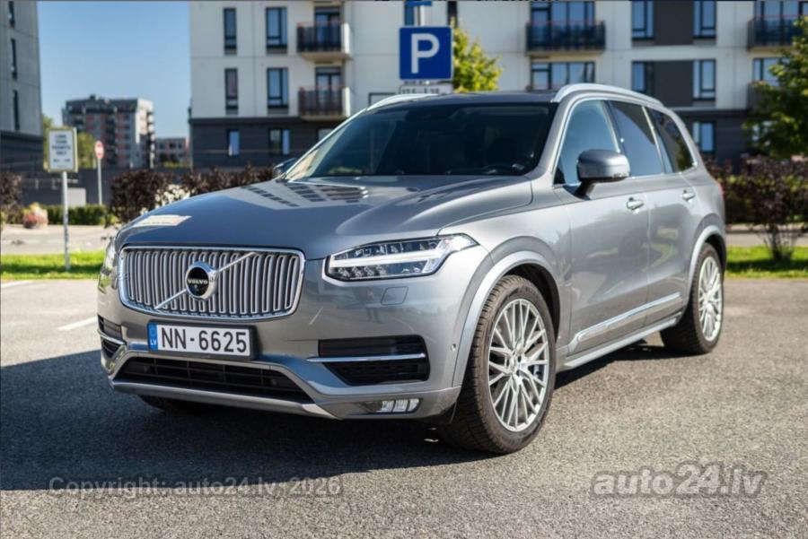 Grey Volvo XC90 2016 in Riga, with an engine capacity of 2.00 L and mileage of 195 thousand km for 23300 €, photo 4 on AUTOMOTO.COM.LV
