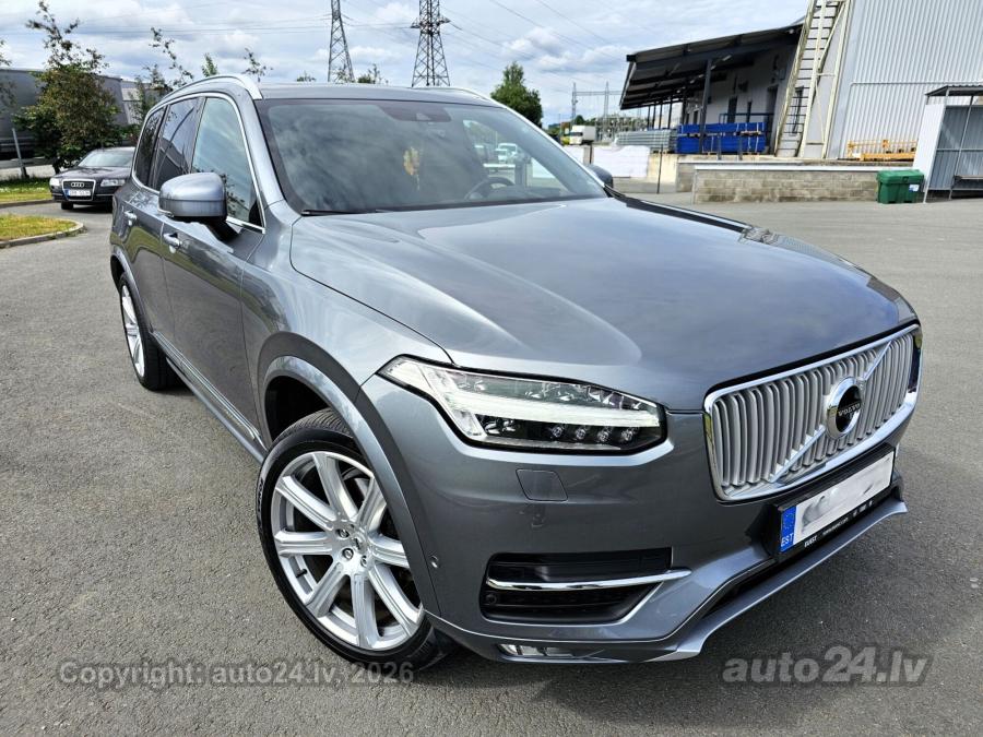Grey Volvo XC90 2016 in Tallinn, with an engine capacity of 2.00 L and mileage of 143 thousand km for 23500 €, photo 4 on AUTOMOTO.COM.LV