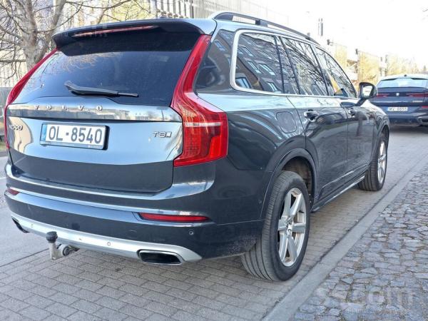 Grey Volvo XC90 2016 in Riga, with an engine capacity of 2.00 L and mileage of 273 thousand km for 18690 €, photo 8 on AUTOMOTO.COM.LV