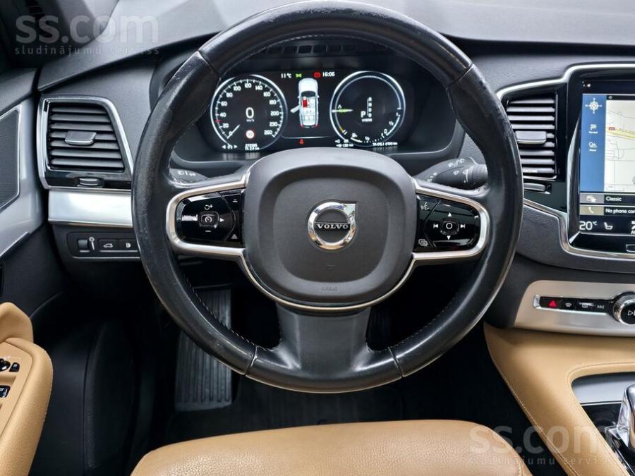 Pelēks Volvo XC90 2016 Rīga, ar dzinēja tilpumu 2.00 L un nobraukumu 273 tūkst. km par 18490 €, foto 10 vietnē AUTOMOTO.COM.LV