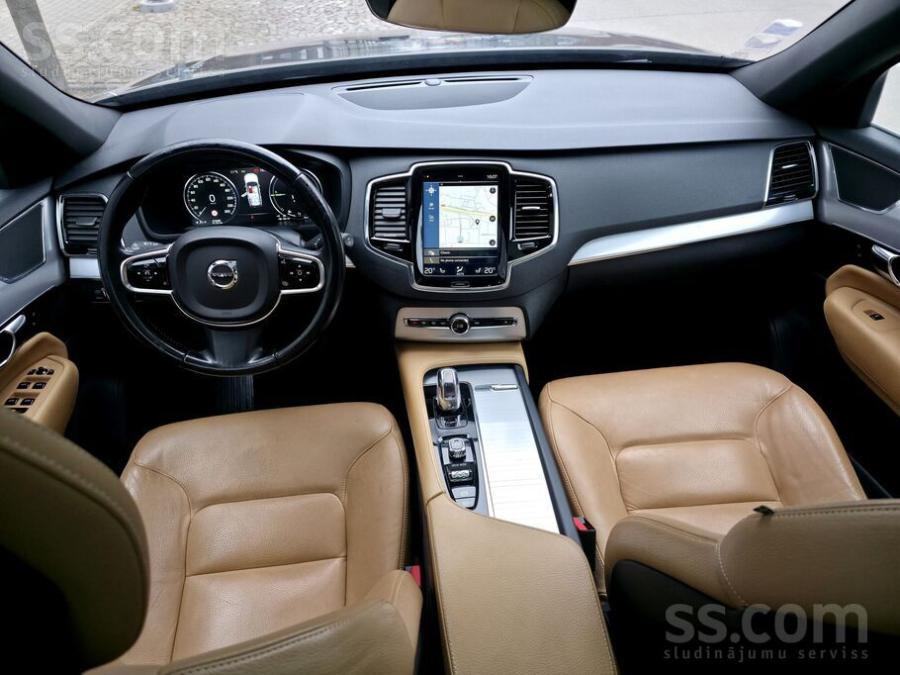 Pelēks Volvo XC90 2016 Rīga, ar dzinēja tilpumu 2.00 L un nobraukumu 273 tūkst. km par 18490 €, foto 36 vietnē AUTOMOTO.COM.LV
