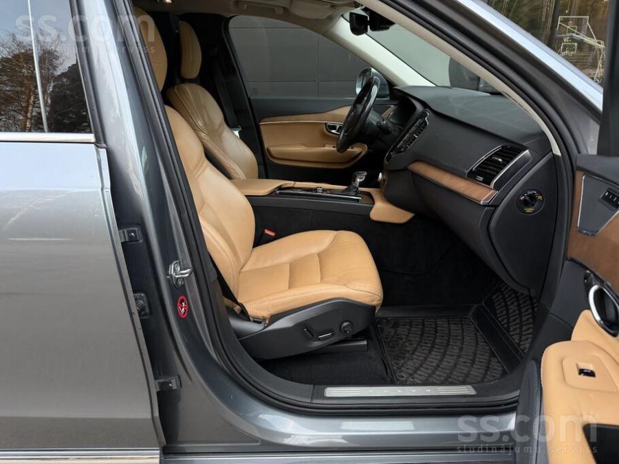 Pelēks Volvo XC90 2016 Ogre, ar dzinēja tilpumu 2.00 L un nobraukumu 193 tūkst. km par 20900 €, foto 19 vietnē AUTOMOTO.COM.LV