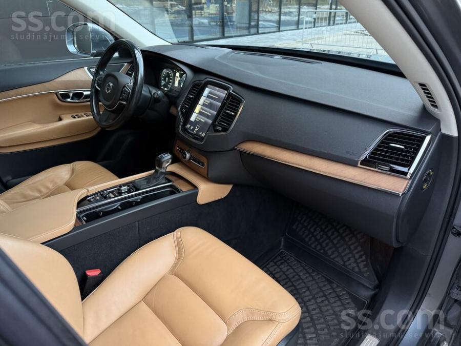 Pelēks Volvo XC90 2016 Ogre, ar dzinēja tilpumu 2.00 L un nobraukumu 193 tūkst. km par 20900 €, foto 20 vietnē AUTOMOTO.COM.LV