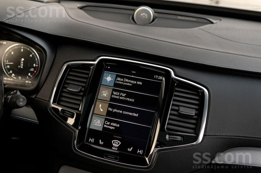 Pelēks Volvo XC90 2016 Rīga, ar dzinēja tilpumu 2.00 L un nobraukumu 195 tūkst. km par 23300 €, foto 16 vietnē AUTOMOTO.COM.LV
