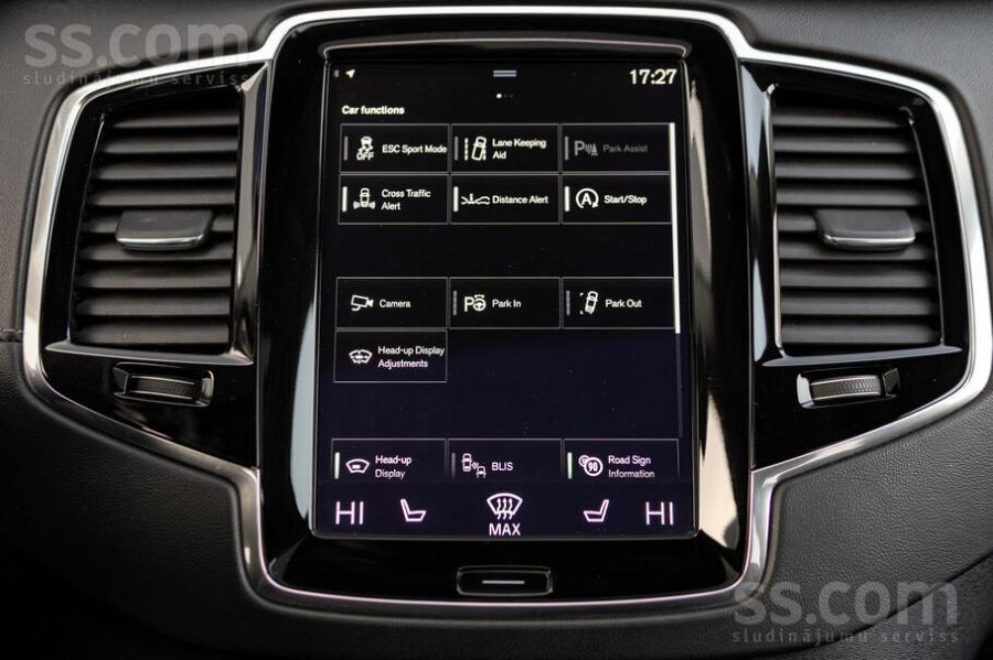 Pelēks Volvo XC90 2016 Rīga, ar dzinēja tilpumu 2.00 L un nobraukumu 195 tūkst. km par 23300 €, foto 25 vietnē AUTOMOTO.COM.LV