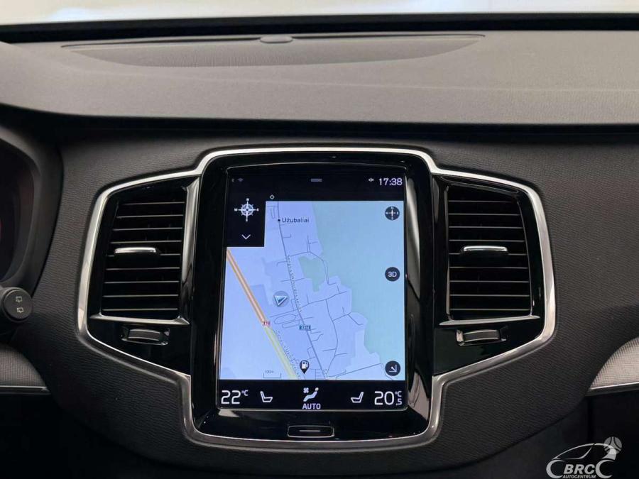 Grey Volvo XC90 2016 in Vilnius, with an engine capacity of 1.97 L and mileage of 315 thousand km for 17900 €, photo 21 on AUTOMOTO.COM.LV