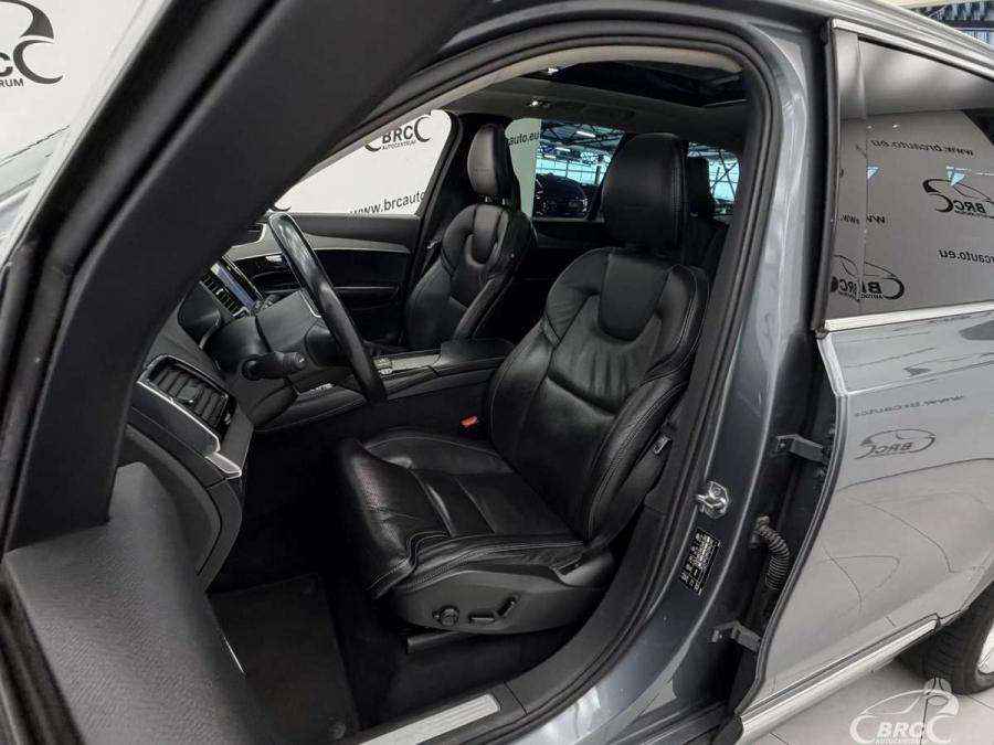 Grey Volvo XC90 2016 in Vilnius, with an engine capacity of 1.97 L and mileage of 315 thousand km for 17900 €, photo 27 on AUTOMOTO.COM.LV