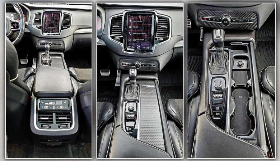 Grey Volvo XC90 2016 in Vilnius, with an engine capacity of 1.97 L and mileage of 245 thousand km for 20800 €, photo 22 on AUTOMOTO.COM.LV