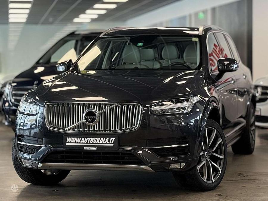 Grey Volvo XC90 2016 in Klaipeda, with an engine capacity of 2.00 L and mileage of 251 thousand km for 23500 €, photo 1 on AUTOMOTO.COM.LV