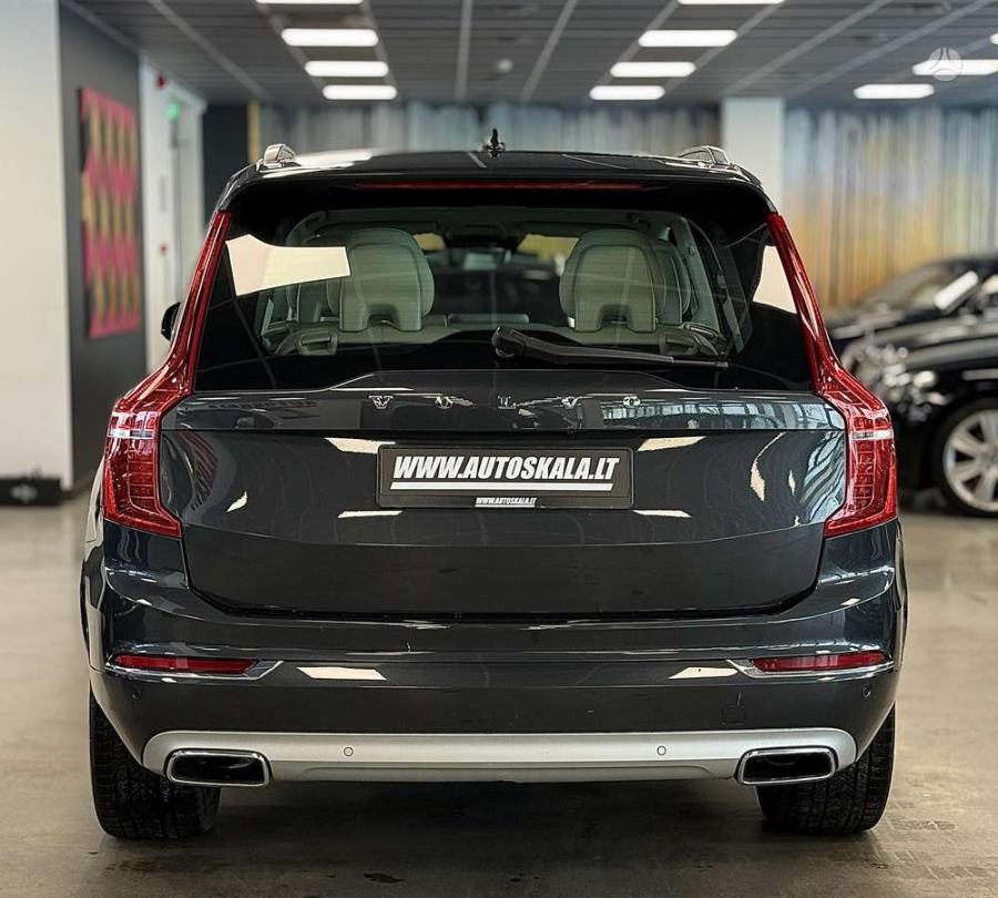 Grey Volvo XC90 2016 in Klaipeda, with an engine capacity of 2.00 L and mileage of 251 thousand km for 23500 €, photo 7 on AUTOMOTO.COM.LV