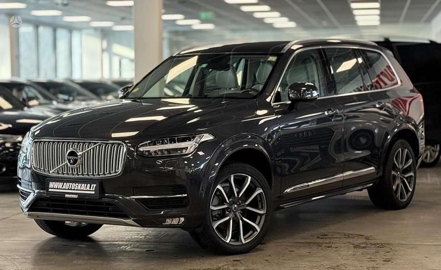 Grey Volvo XC90 2016 in Klaipeda, with an engine capacity of 2.00 L and mileage of 251 thousand km for 23500 €, photo 21 on AUTOMOTO.COM.LV