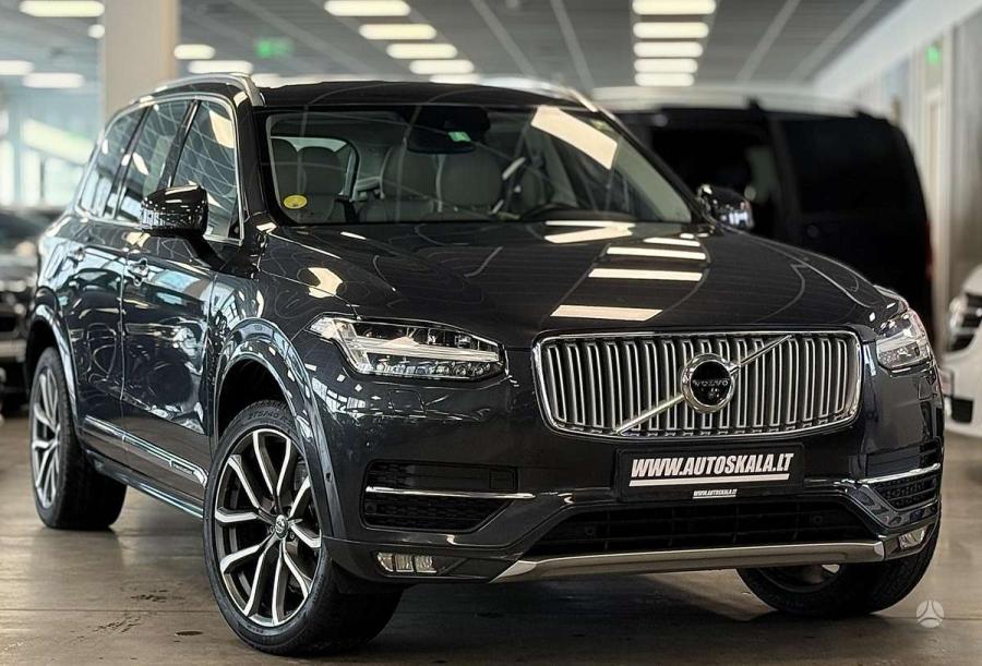 Grey Volvo XC90 2016 in Klaipeda, with an engine capacity of 2.00 L and mileage of 251 thousand km for 23500 €, photo 26 on AUTOMOTO.COM.LV