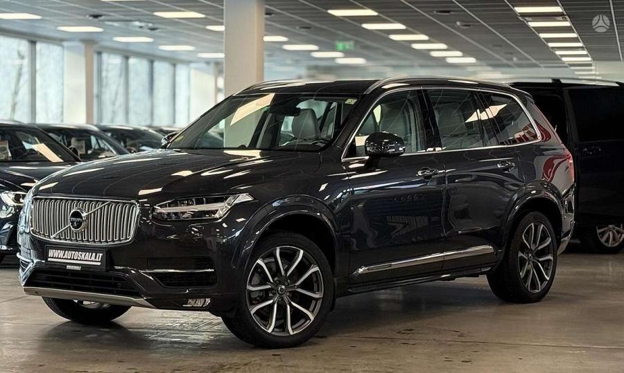 Grey Volvo XC90 2016 in Klaipeda, with an engine capacity of 2.00 L and mileage of 251 thousand km for 23500 €, photo 28 on AUTOMOTO.COM.LV