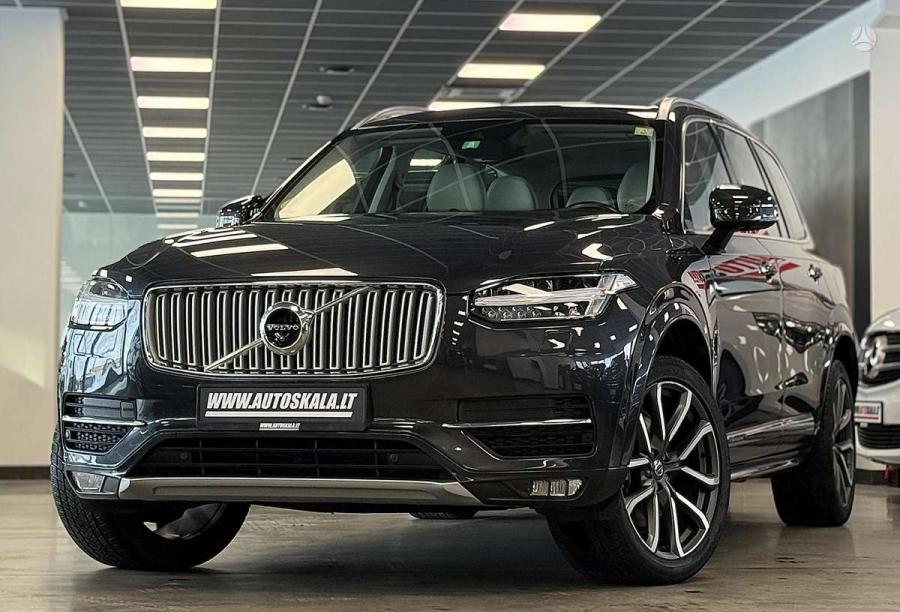 Grey Volvo XC90 2016 in Klaipeda, with an engine capacity of 2.00 L and mileage of 251 thousand km for 23500 €, photo 29 on AUTOMOTO.COM.LV