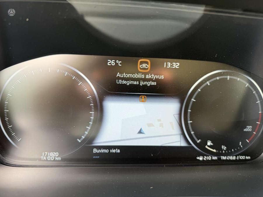 Pelēks Volvo XC90 2016 Viļņa, ar dzinēja tilpumu 1.97 L un nobraukumu 170 tūkst. km par 18200 €, foto 14 vietnē AUTOMOTO.COM.LV