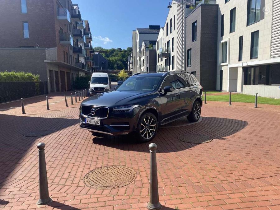 Grey Volvo XC90 2016 in Vilnius, with an engine capacity of 1.97 L and mileage of 250 thousand km for 16600 €, photo 1 on AUTOMOTO.COM.LV
