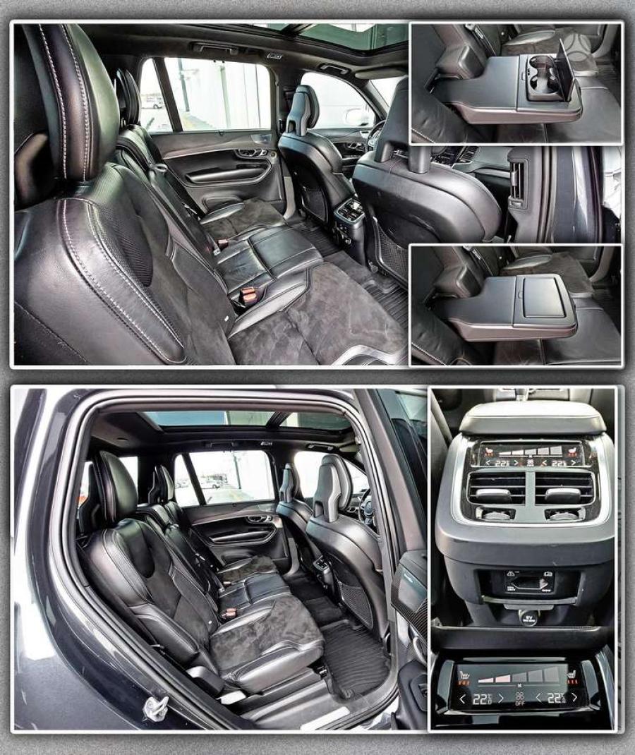 Grey Volvo XC90 2016 in Vilnius, with an engine capacity of 1.97 L and mileage of 245 thousand km for 20990 €, photo 31 on AUTOMOTO.COM.LV