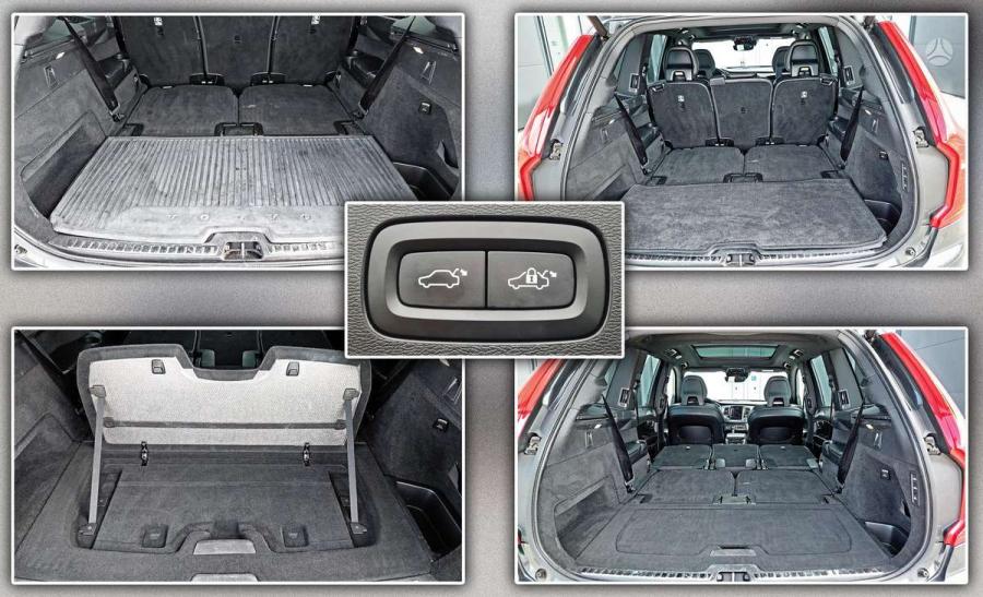 Grey Volvo XC90 2016 in Vilnius, with an engine capacity of 1.97 L and mileage of 245 thousand km for 20990 €, photo 36 on AUTOMOTO.COM.LV