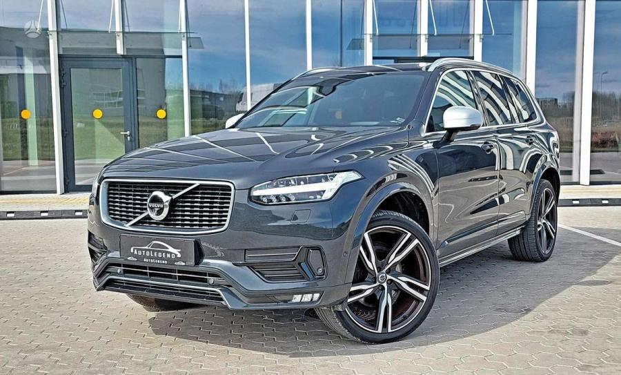 Pelēks Volvo XC90 2016 Viļņa, ar dzinēja tilpumu 1.97 L un nobraukumu 245 tūkst. km par 20500 €, foto 1 vietnē AUTOMOTO.COM.LV