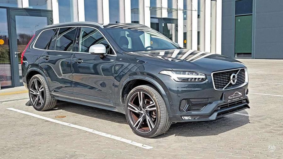 Pelēks Volvo XC90 2016 Viļņa, ar dzinēja tilpumu 1.97 L un nobraukumu 245 tūkst. km par 20500 €, foto 8 vietnē AUTOMOTO.COM.LV