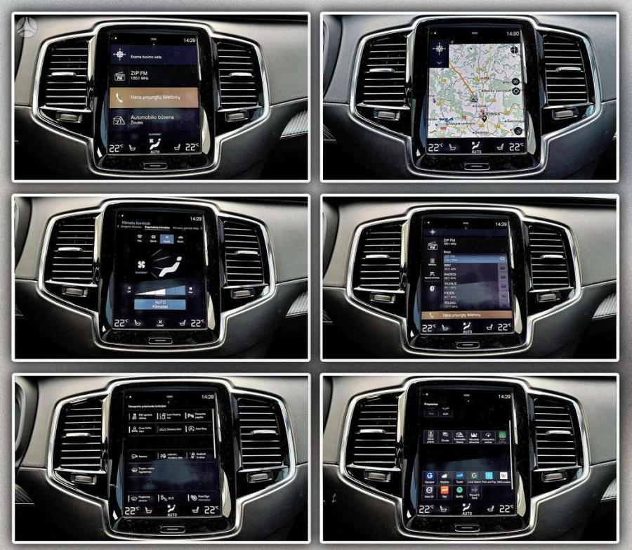 Pelēks Volvo XC90 2016 Viļņa, ar dzinēja tilpumu 1.97 L un nobraukumu 245 tūkst. km par 20500 €, foto 27 vietnē AUTOMOTO.COM.LV