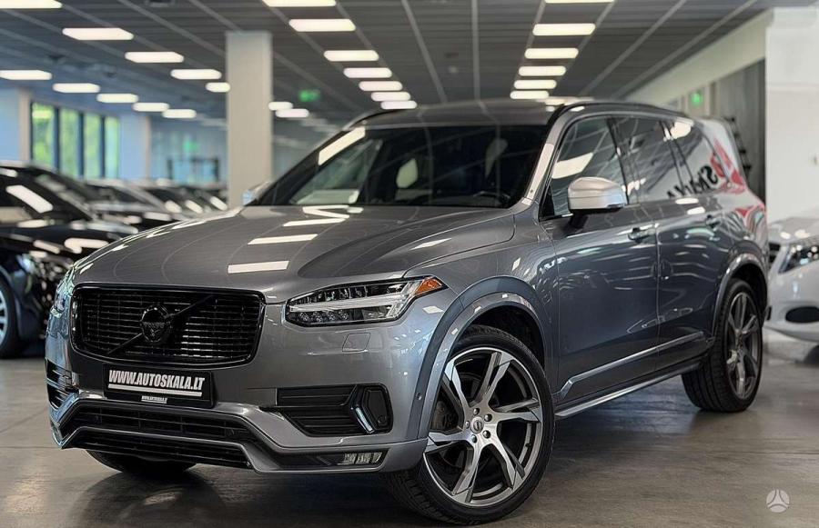 Pelēks Volvo XC90 2016 Klaipėda, ar dzinēja tilpumu 1.97 L un nobraukumu 197 tūkst. km par 21450 €, foto 1 vietnē AUTOMOTO.COM.LV