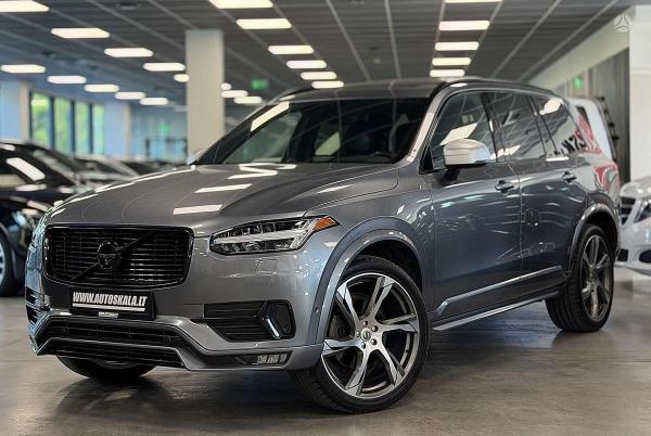 Grey Volvo XC90 2016 in Klaipeda, with an engine capacity of 1.97 L and mileage of 197 thousand km for 21450 €, photo 6 on AUTOMOTO.COM.LV