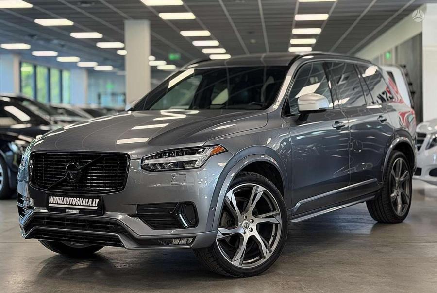 Pelēks Volvo XC90 2016 Klaipėda, ar dzinēja tilpumu 1.97 L un nobraukumu 197 tūkst. km par 21450 €, foto 7 vietnē AUTOMOTO.COM.LV