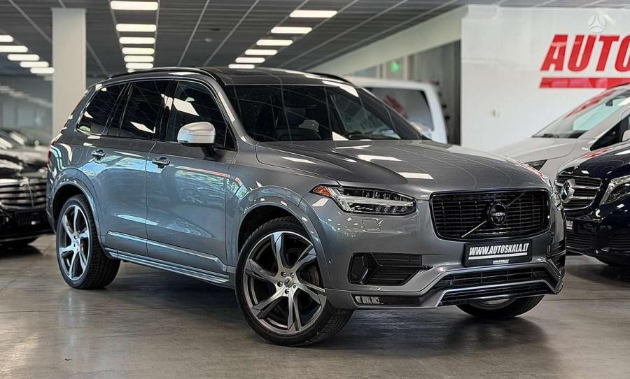 Pelēks Volvo XC90 2016 Klaipėda, ar dzinēja tilpumu 1.97 L un nobraukumu 197 tūkst. km par 21450 €, foto 9 vietnē AUTOMOTO.COM.LV