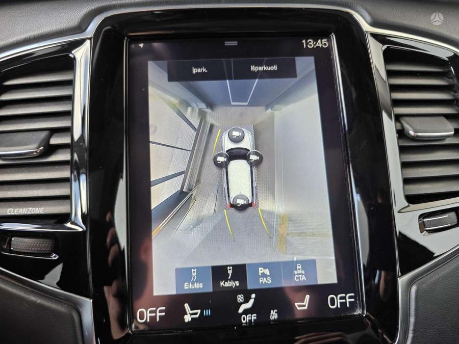 Pelēks Volvo XC90 2016 Viļņa, ar dzinēja tilpumu 1.97 L un nobraukumu 158 tūkst. km par 22500 €, foto 18 vietnē AUTOMOTO.COM.LV