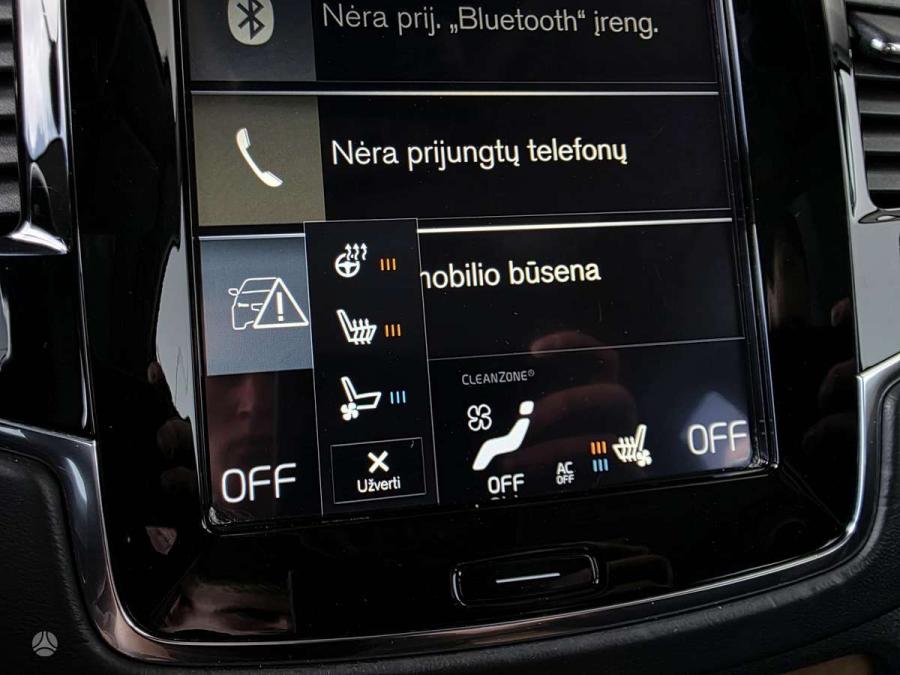 Pelēks Volvo XC90 2016 Viļņa, ar dzinēja tilpumu 1.97 L un nobraukumu 158 tūkst. km par 22500 €, foto 21 vietnē AUTOMOTO.COM.LV