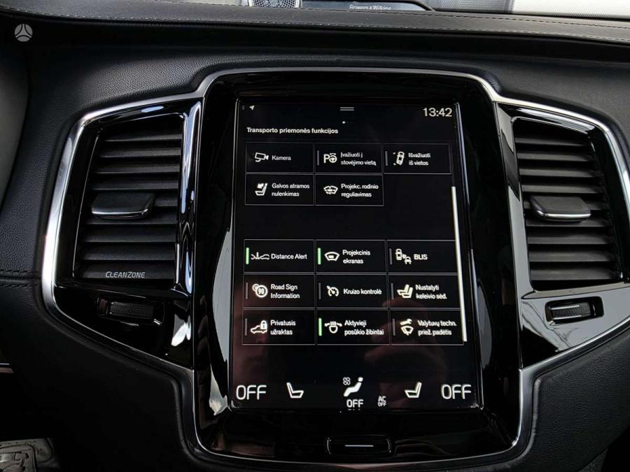 Pelēks Volvo XC90 2016 Viļņa, ar dzinēja tilpumu 1.97 L un nobraukumu 158 tūkst. km par 22500 €, foto 22 vietnē AUTOMOTO.COM.LV