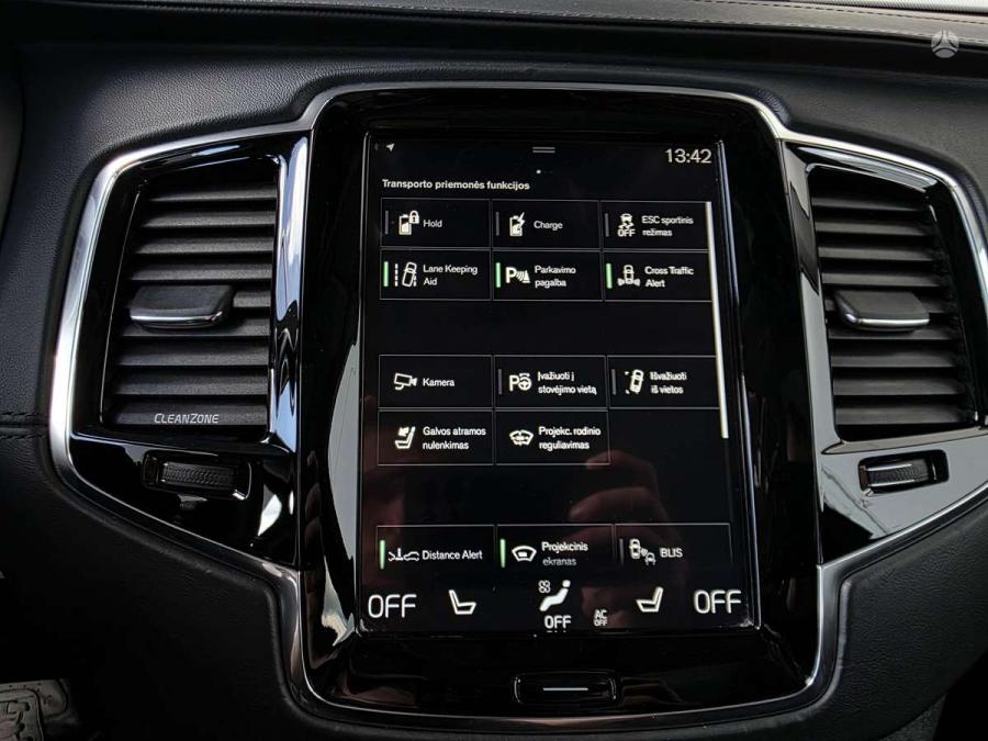 Pelēks Volvo XC90 2016 Viļņa, ar dzinēja tilpumu 1.97 L un nobraukumu 158 tūkst. km par 22500 €, foto 23 vietnē AUTOMOTO.COM.LV