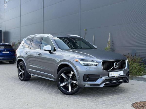 Grey Volvo XC90 2016 in Vilnius, with an engine capacity of 1.97 L and mileage of 150 thousand km for 20800 €, photo 7 on AUTOMOTO.COM.LV