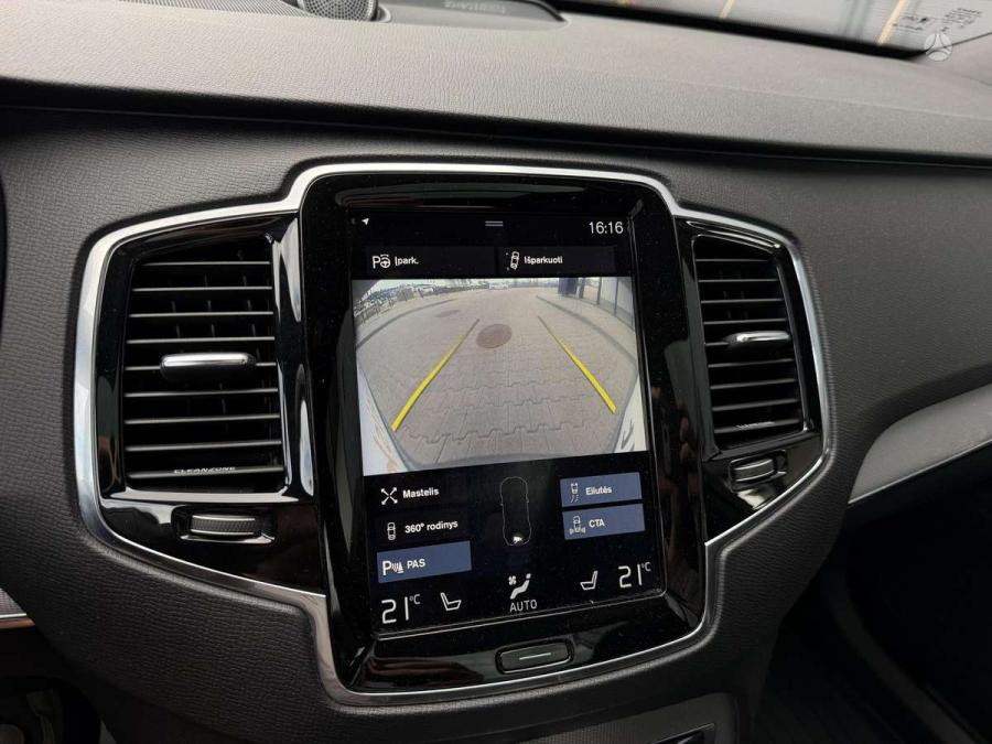 Pelēks Volvo XC90 2016 Viļņa, ar dzinēja tilpumu 1.97 L un nobraukumu 150 tūkst. km par 20800 €, foto 16 vietnē AUTOMOTO.COM.LV