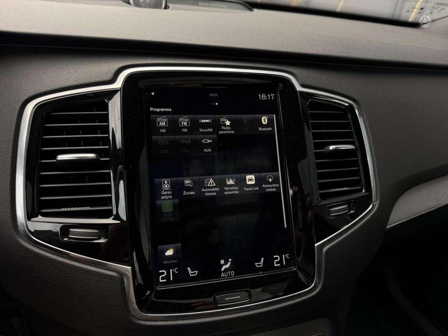 Pelēks Volvo XC90 2016 Viļņa, ar dzinēja tilpumu 1.97 L un nobraukumu 150 tūkst. km par 20800 €, foto 32 vietnē AUTOMOTO.COM.LV