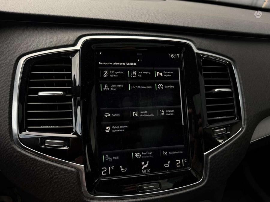 Pelēks Volvo XC90 2016 Viļņa, ar dzinēja tilpumu 1.97 L un nobraukumu 150 tūkst. km par 20800 €, foto 33 vietnē AUTOMOTO.COM.LV