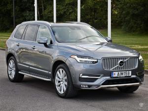 Grey Volvo XC90 2016 in Vilnius, with an engine capacity of 1.97 L and mileage of 172 thousand km for 18800 €, photo  on AUTOMOTO.COM.LV