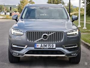 Grey Volvo XC90 2016 in Vilnius, with an engine capacity of 1.97 L and mileage of 172 thousand km for 18800 €, photo 3 on AUTOMOTO.COM.LV