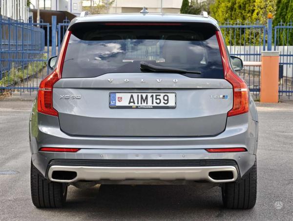 Grey Volvo XC90 2016 in Vilnius, with an engine capacity of 1.97 L and mileage of 172 thousand km for 18800 €, photo 9 on AUTOMOTO.COM.LV
