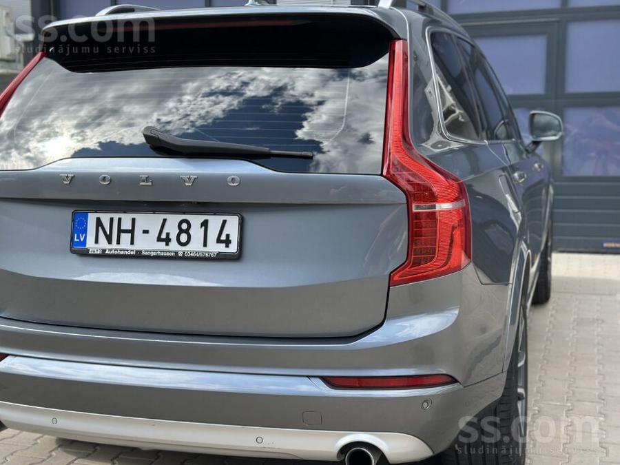 Grey Volvo XC90 2016 in Riga, with an engine capacity of 2.00 L and mileage of 177 thousand km for 20000 €, photo 10 on AUTOMOTO.COM.LV